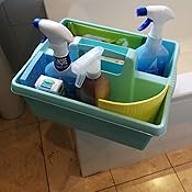 Kitchen Tidy Organiser Cleaning Caddy Tote Tray Large Strong Cleaners ...
