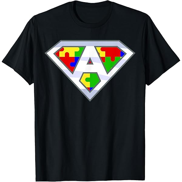 Camiseta De Superhéroe Autista