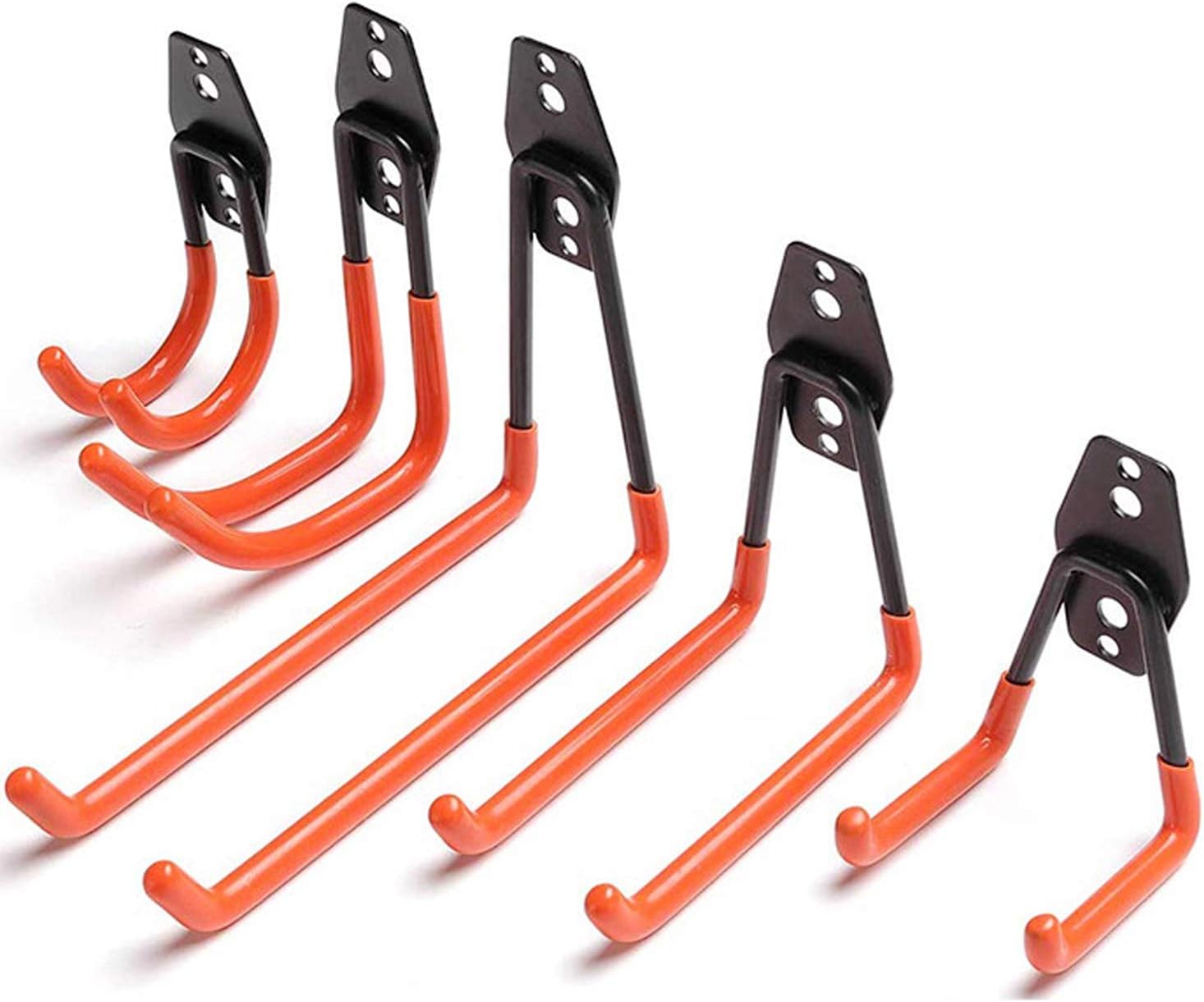 Gxhong Garage Hooks, Heavy Duty Steel Utility Hooks Garage Storage ...