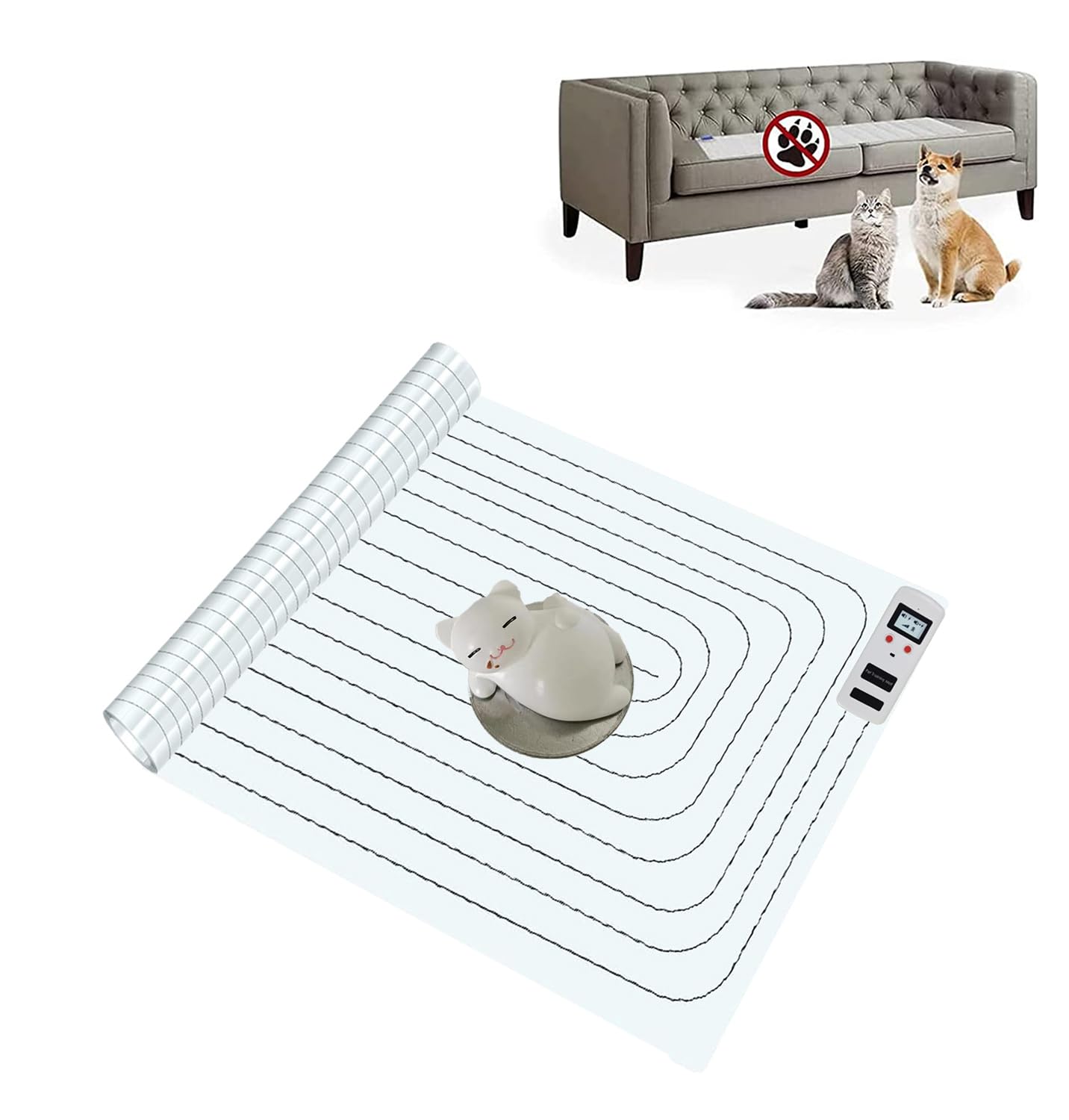 SEERWAY Scat Pet Shock Mat with Tester Upgraded, Shock Training Pads ...