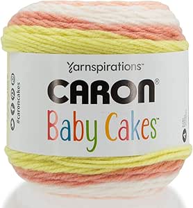 Caron Baby Cakes Self-Striping Yarn ~ 3.5 oz Cakes by the Each (Rosebud ...