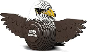 Amazon.com: EUGY 022 Bald Eagle Eco-Friendly 3D Paper Puzzle [New Seal] : Toys & Games