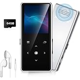 Amazon.com: 64GB MP3 Player with Bluetooth 5.2, AiMoonsa Music Player ...