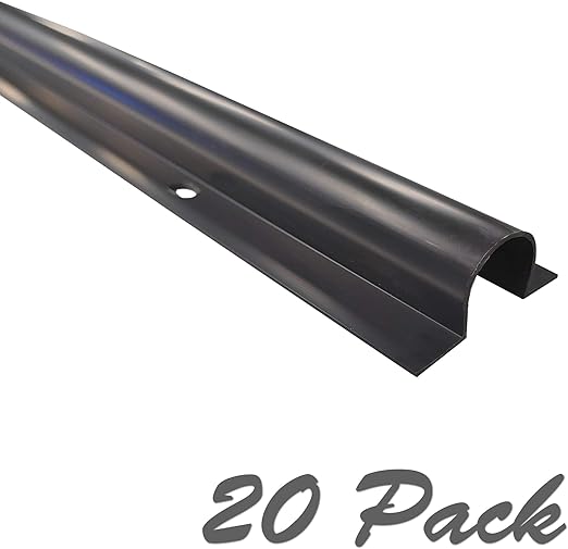 Amazon.com: Electriduct 1" Plastic Flanged Wire Guard Cable Raceway ...