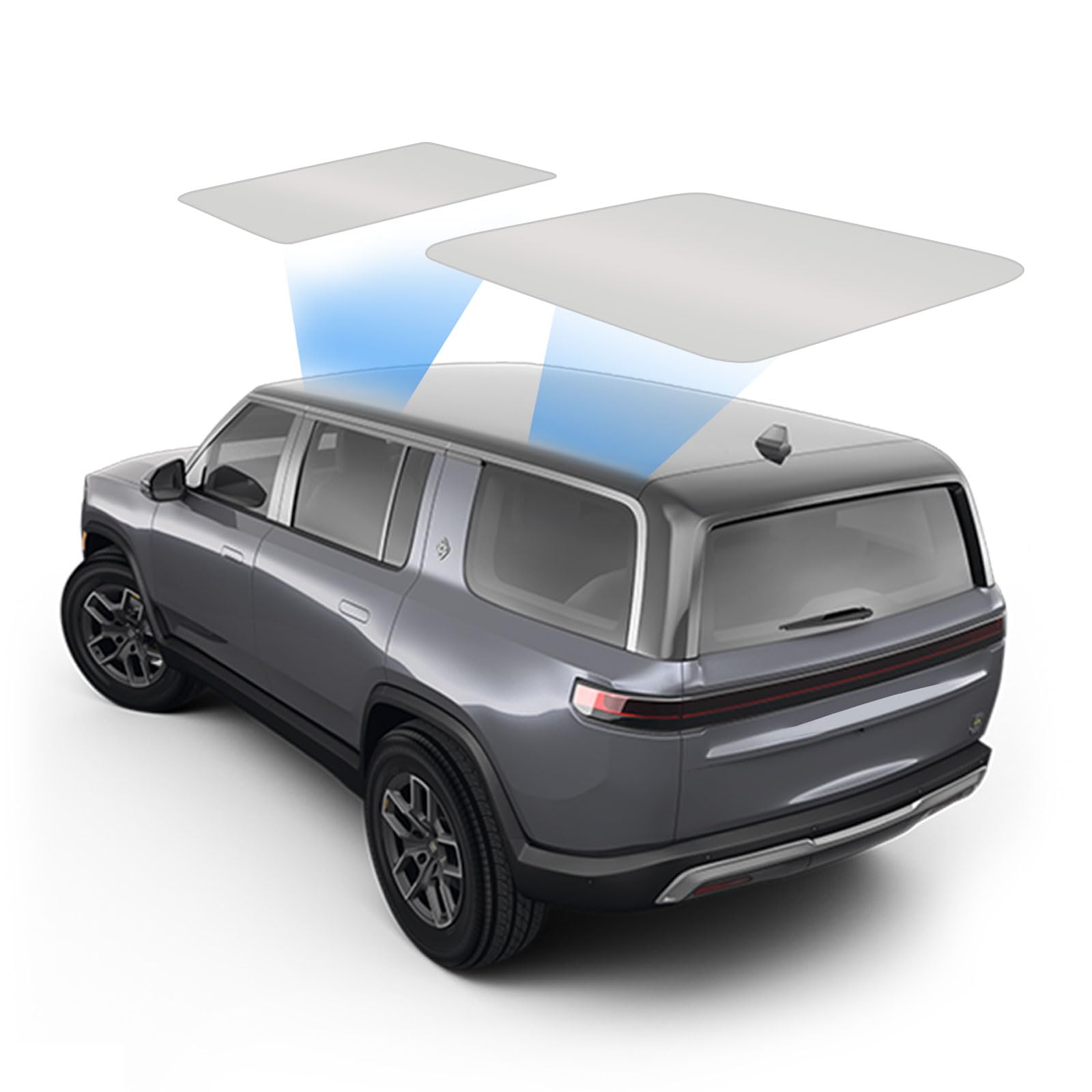 PACEWALKER Glass Foldable Roof Sunshade Heat Insulation UV Blocking ...