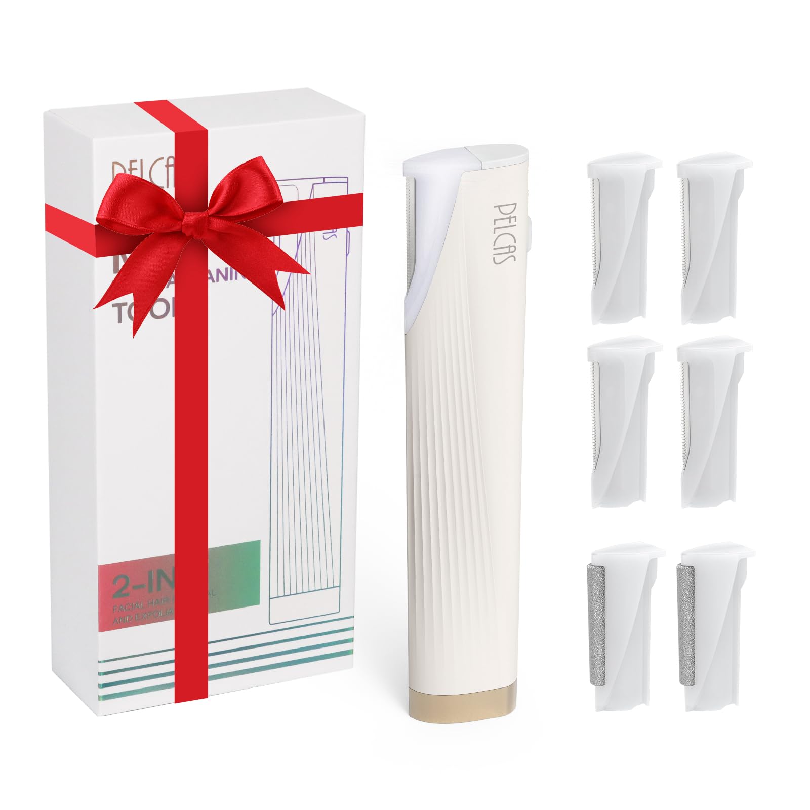 Mua PELCAS Electric Dermaplaning Tool for Face with LED Light, Mini ...