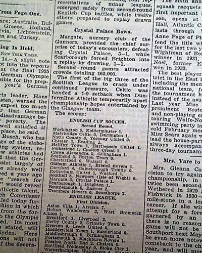 TED DRAKE Arsenal Football Club (Soccer) 7 GOALS Record Game 1935 Old ...
