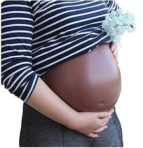 Amazon.com: WYJW Fake Belly,100% Medical Silicone Fake Pregnancy Belly ...