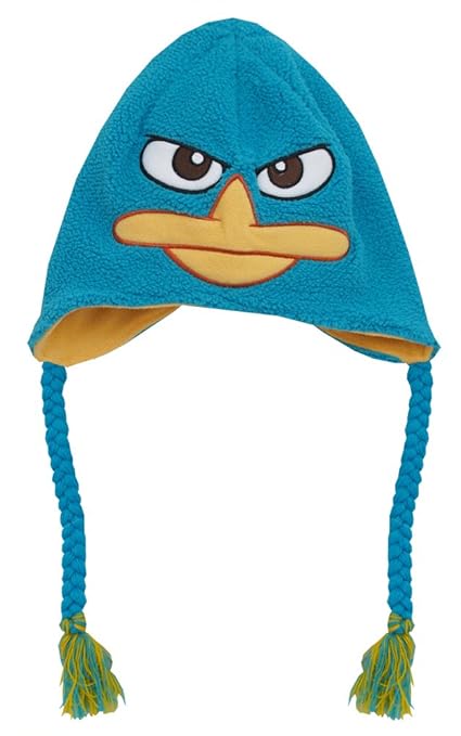 Perry The Platypus Angry Eyes Agent P Phineas And Ferb Adult Fuzzy ...