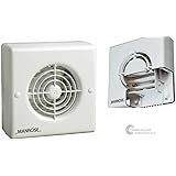 Manrose XF100AT / Primeline PEF4020A Bathroom / Shower Room Extractor ...