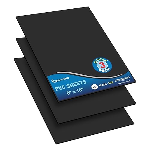 Mega Format Expanded PVC Plastic Sheets - 8" X 10" Rigid White Sheet ...