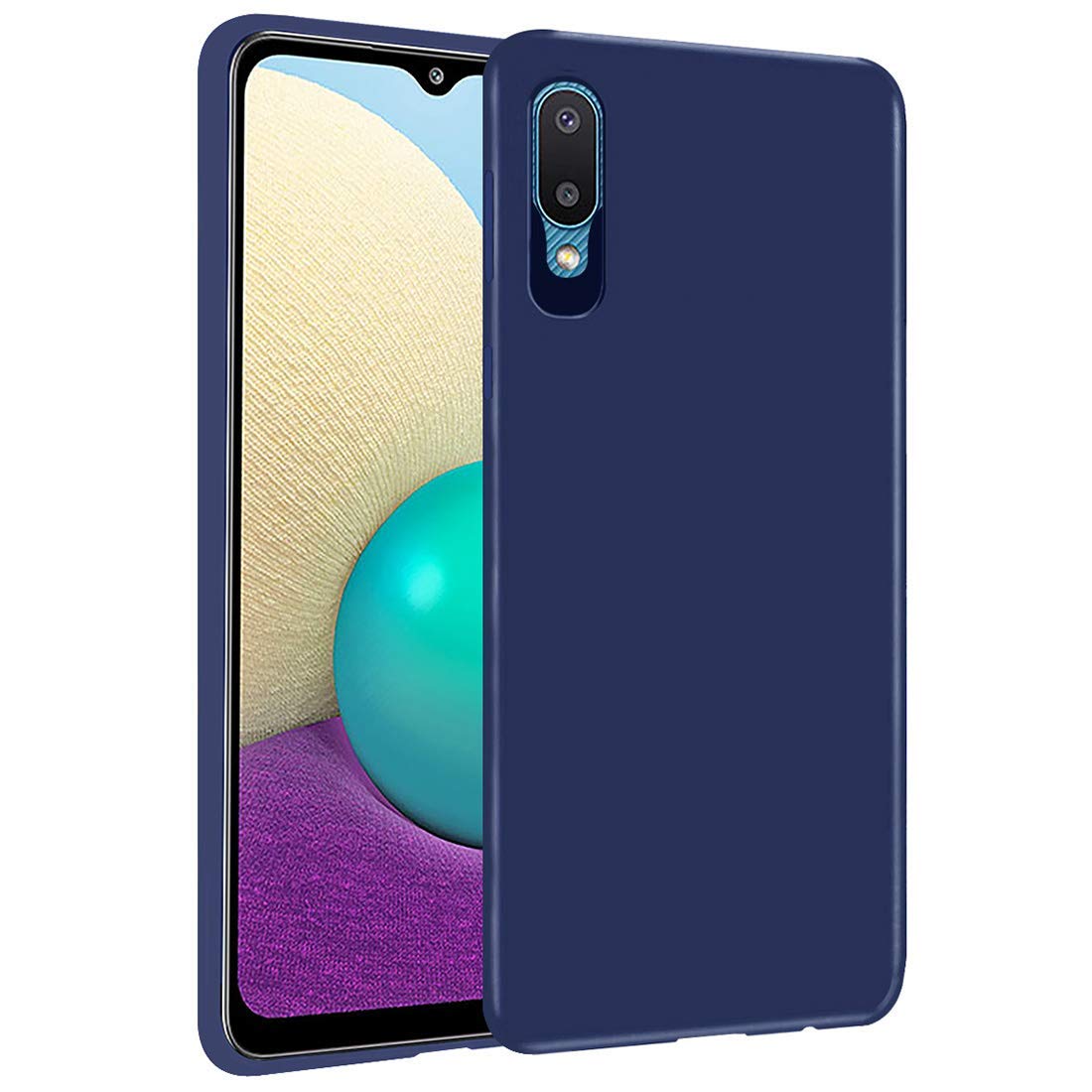 CEDO Samsung M02 Back Cover | Matte Soft Silicon Flexible | Camera Bump ...