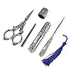 Embroidery Scissors, Complete Vintage Sewing Tools, with Sewing Needle ...