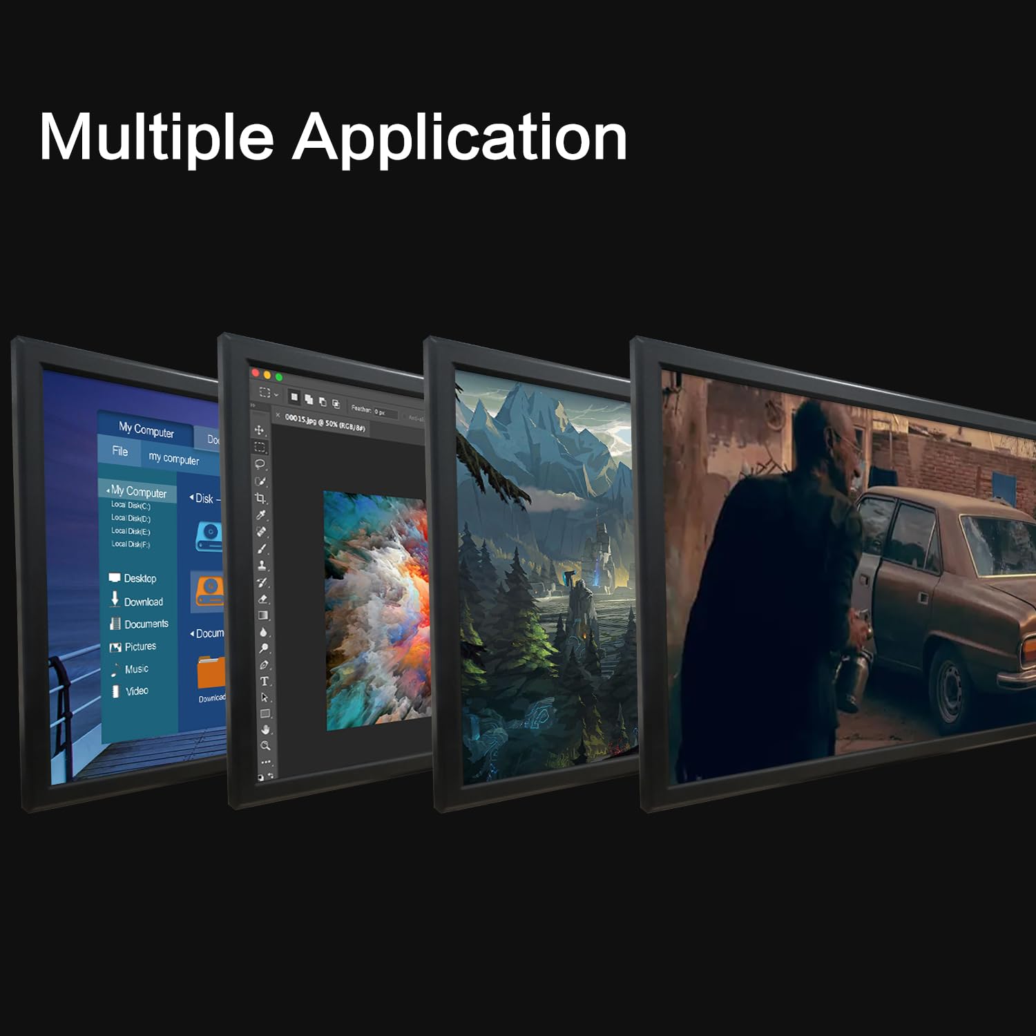 Mua 19 Inch PC Desktop Monitor 1440x900, Dual Built-in Speakers, 60Hz ...