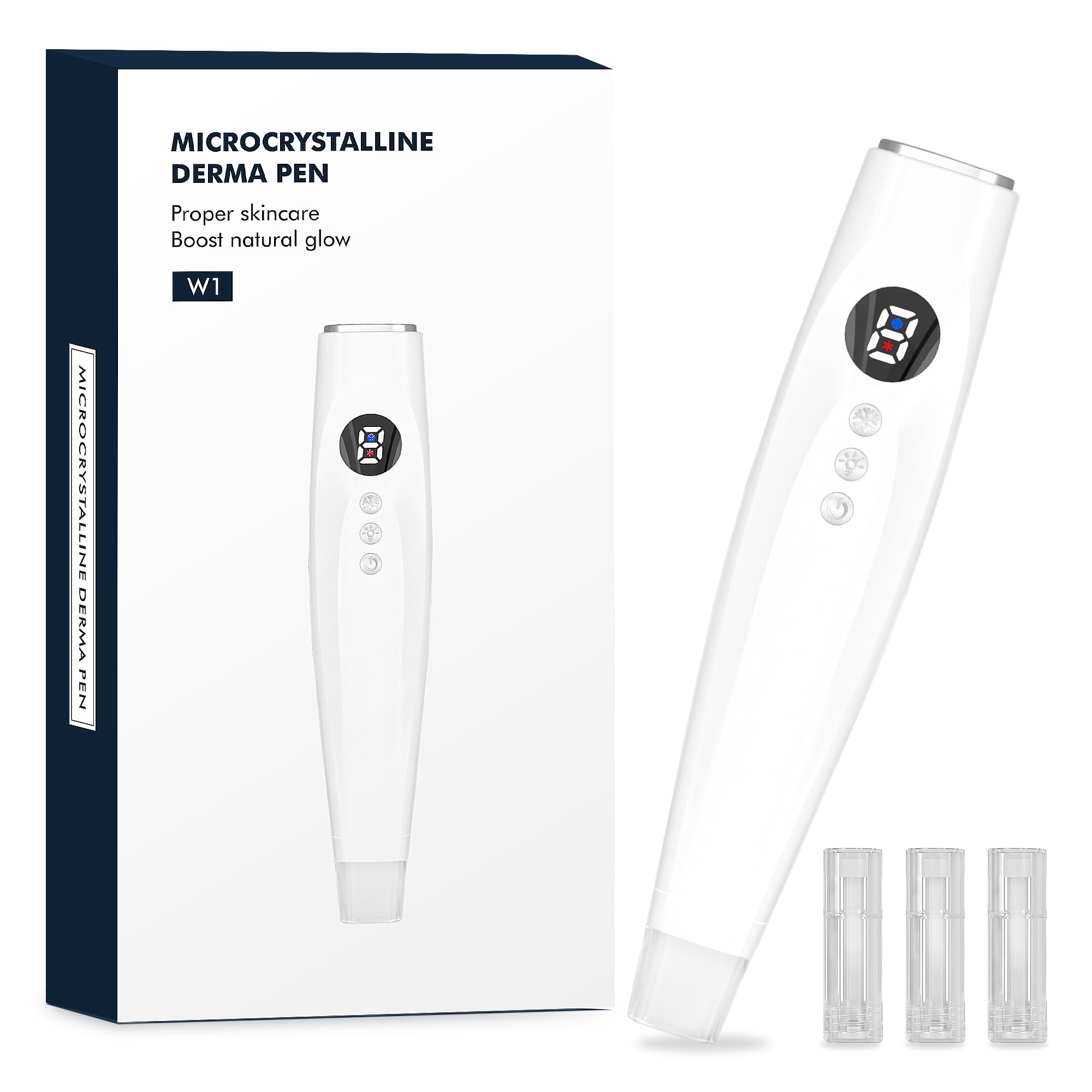 Nano Needling Derma Pen for Enhanced Absorption with 3 Replacement ...