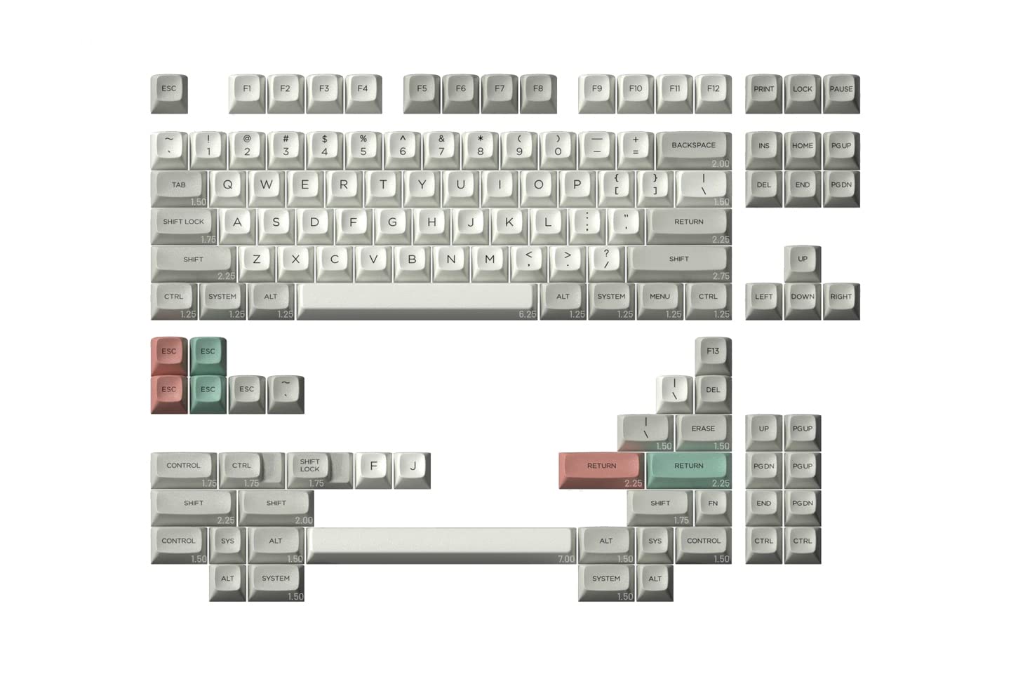 Mua DROP MiTo MT3 9009 PBT Keycap Set, PBT Hi-Profile, Cherry MX Style ...