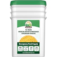 Amazon.com: Valley Food Storage Freeze Dried Shredded Cheddar Cheese 10 ...