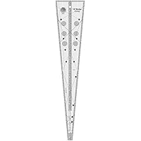 Amazon.com : HESHS Avainaly Marilyn Doheny 9 Degree Circle Wedge Ruler ...