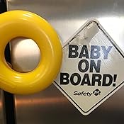 Amazon.com : Safety 1st Baby On Board Sign Magnet : Child Safety Car ...
