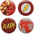 Amazon.com: DC Comics The Flash Button Pins Set - 4-Piece : Clothing ...
