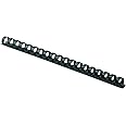 Amazon.com: Fellowes Binding Combs Plastic Black 5/8 Inch 25 Pack (52324) : Office Products