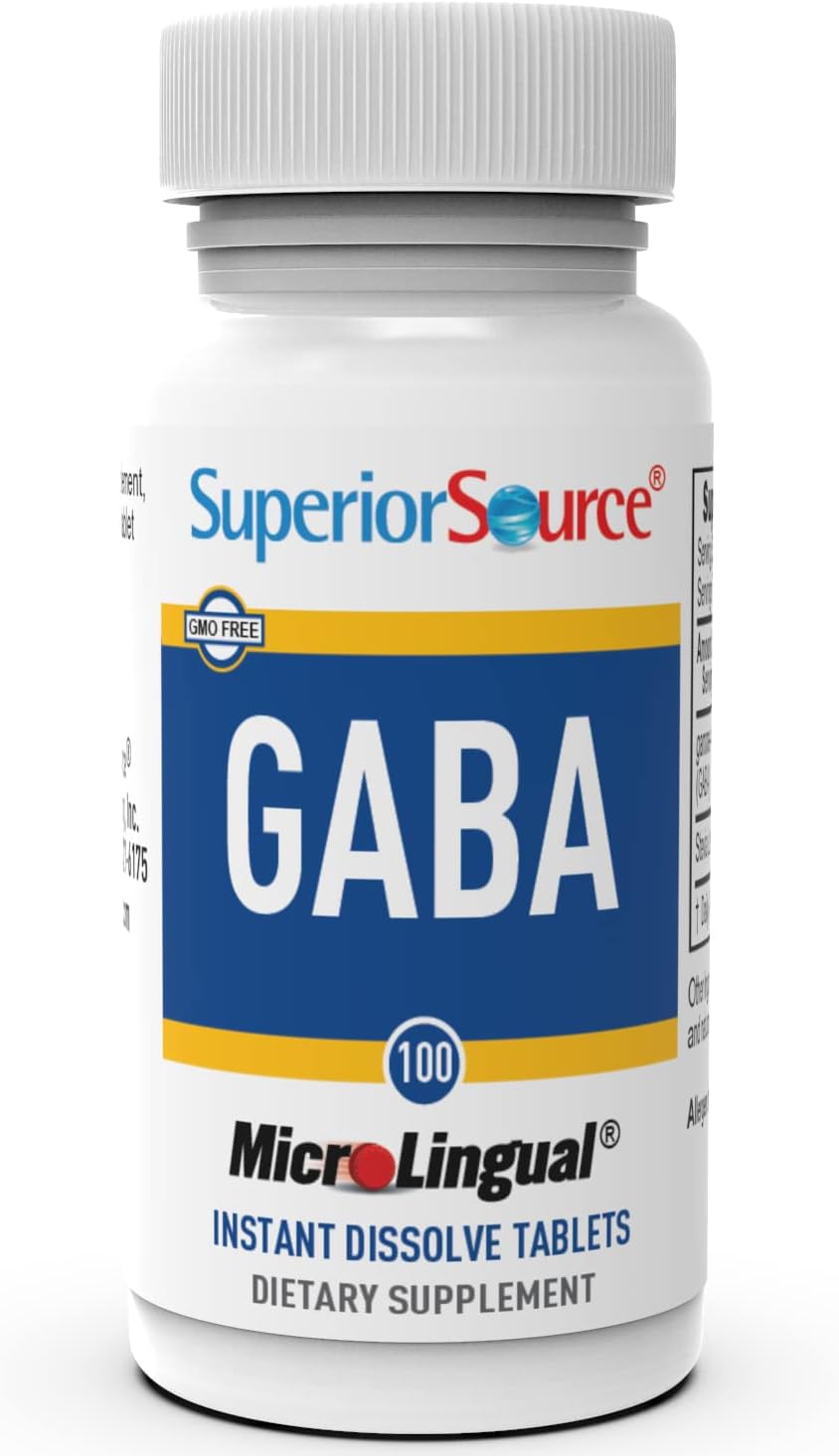 Mua Superior Source GABA 100 mg, Quick Dissolve MicroLingual Tablets ...