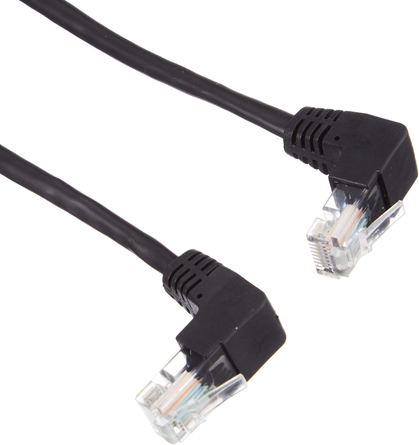 Goobay 5X 96090 CAT 5e Patchkabel 2X 90° gewinkelt, U: Amazon.de ...