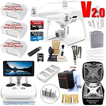 Amazon.com : DJI Phantom 4 PRO PLUS (PRO+) Drone Quadcopter (Remote W ...