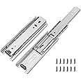 LONTAN Full Extension Drawer Slides 8 Inch Ball Bearing Cabinet Glides ...