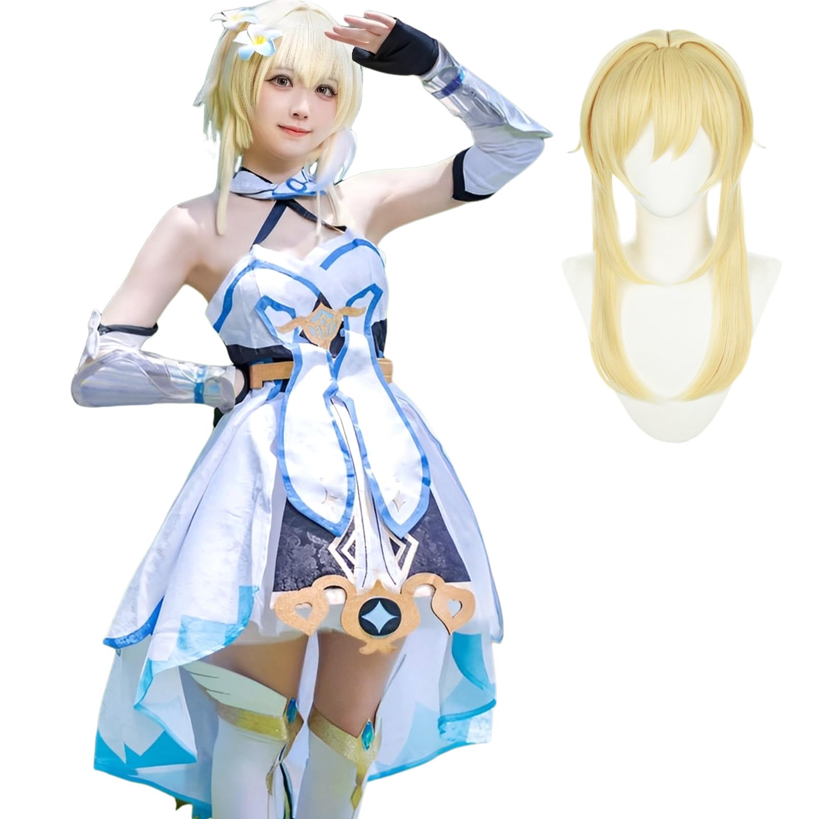 Mua [NOKIJP] Haragami Cosplay Costume with Wig, Mona Cosplay, Ayaka ...