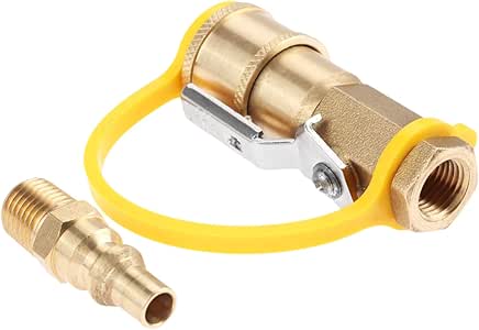 1/4" Propane/Nature Gas Quick Connect Fittings Quick Connect Adapter ...