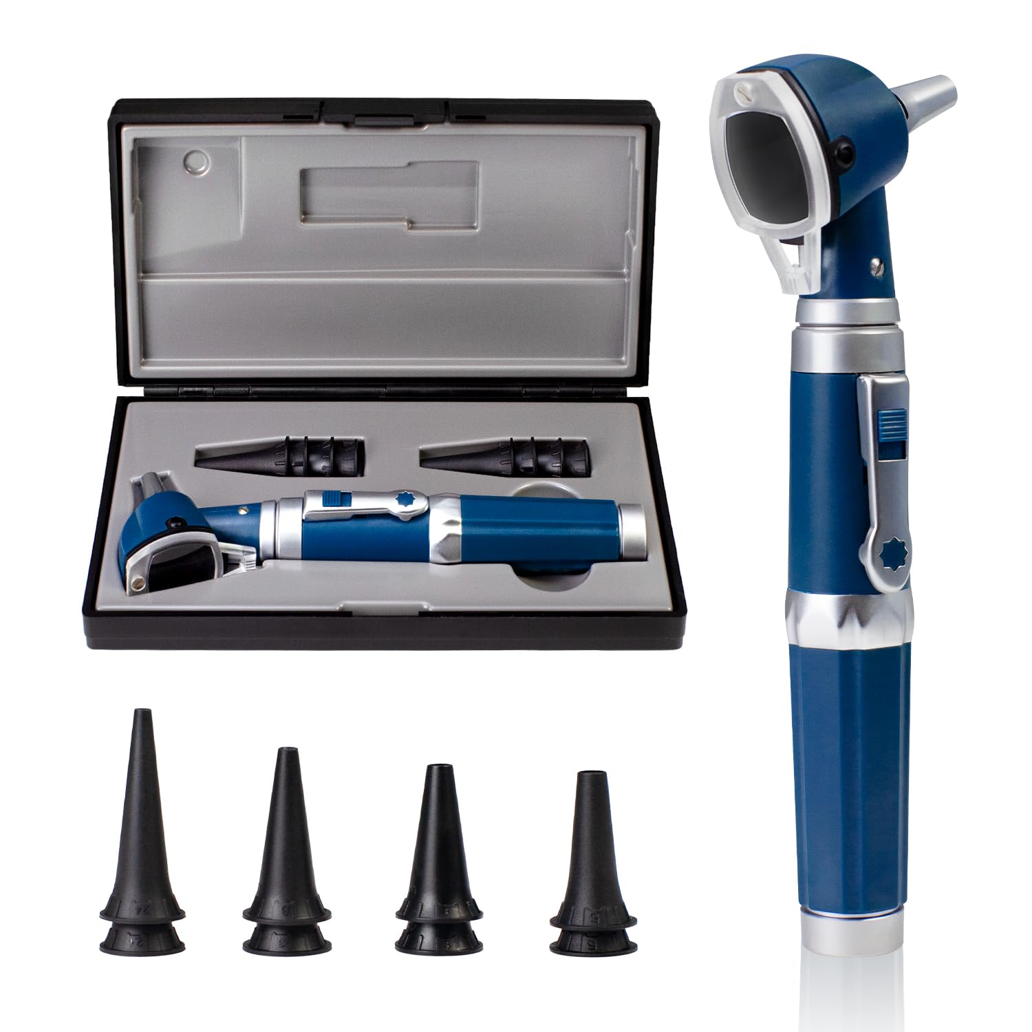 Scian Otoscope - Ear Scope with Light, Fiber Optic Otoscopes with Hard ...