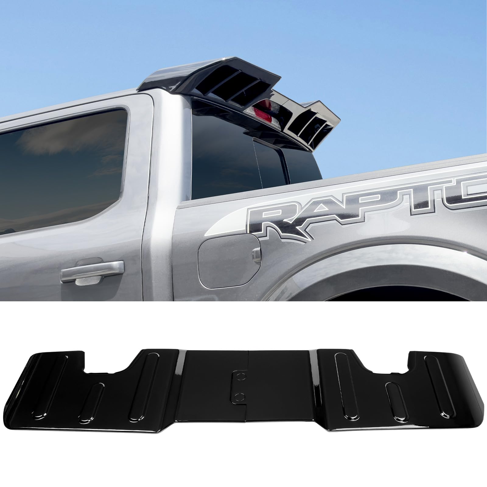 HUYINPJ Cab Rear Roof Spoiler Compatible with 2019-2024 Ford F-150 ...