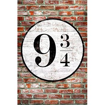 Amazon.com: Harry Potter Hogwarts Express Small Metal Sign 8" x 6 ...