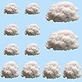 Amazon.com: 12 Pcs Artificial Cloud Props Imitation 3D Cloud Hanging ...