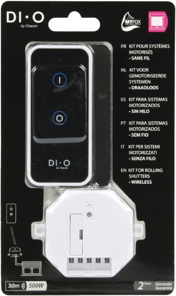 Dio Chacon 54753 2-Button Remote Control + Roller Shutter Receiver – BigaMart