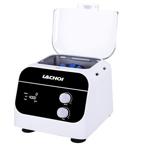 LACHOI Electric Centrifuge Machine 8x10ml 100-4000RPM 1-999mins Timer LCD Display Lab Benchtop ...