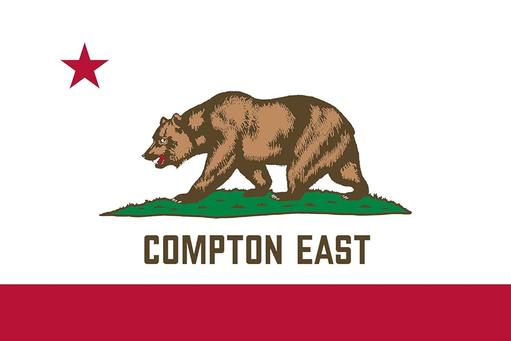 Amazon.com: Compton East California Flag Sticker Decal Mega Deal | 7 ...