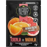 Nature's Factory Bebida Frutal en Polvo Sabor Toronja Naranja, Bajo en ...