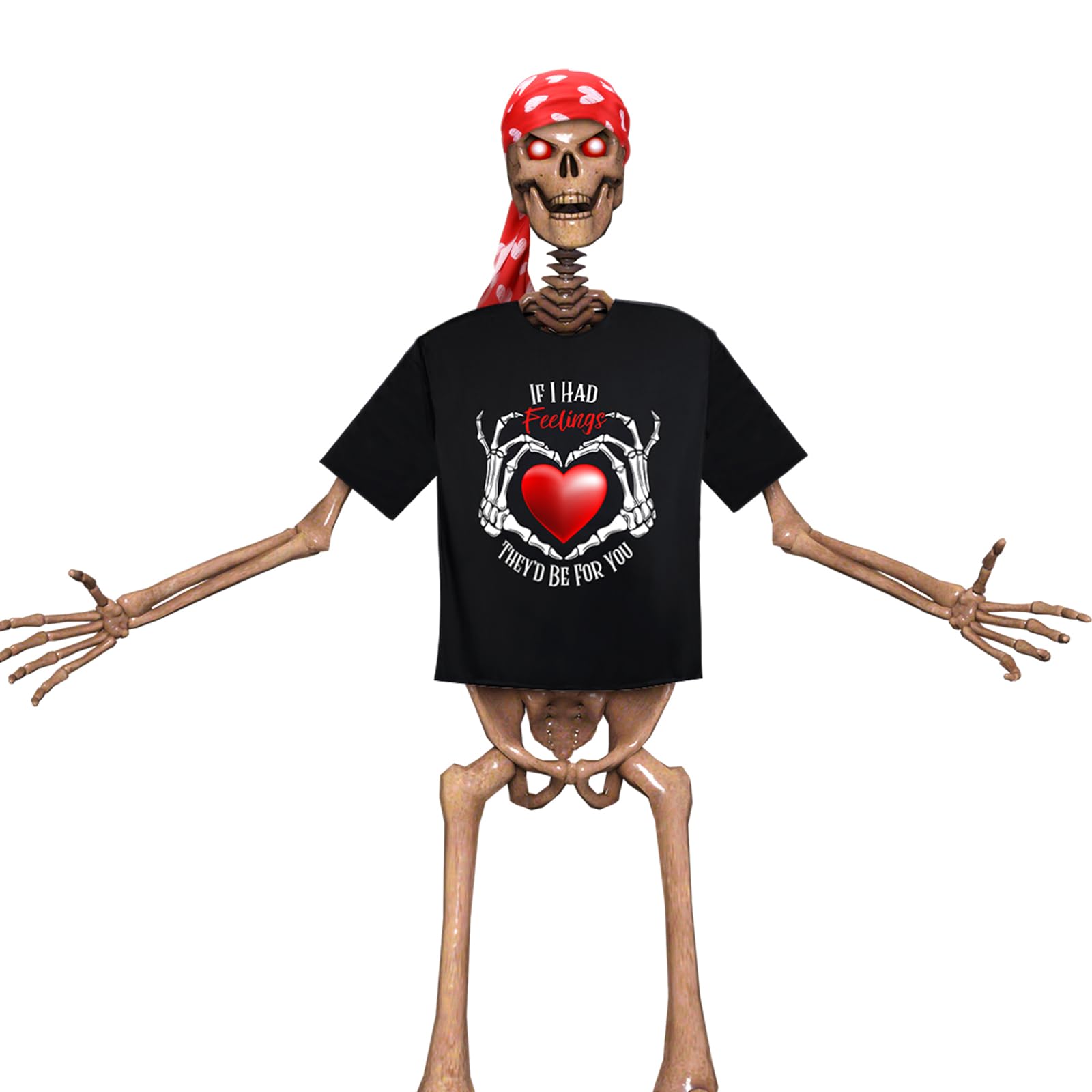 Cozypower 2 Pcs 12 ft Skeleton Clothing Accessories Valentine's Day 12 ...