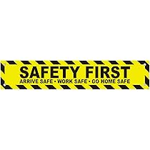 Safety First Banner