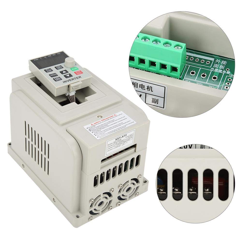 Industrial Power Tools Variable Frequency Drive,AC 220V 1.5kW VFD Speed ...