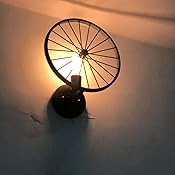Buy Glitz Wheel Wall Light, Vintage Industrial Retro Style, Decorative ...