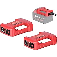 Amazon.com: JYJZPB 2Pcs USB Charger Adapter for Milwaukee 18V Battery ...