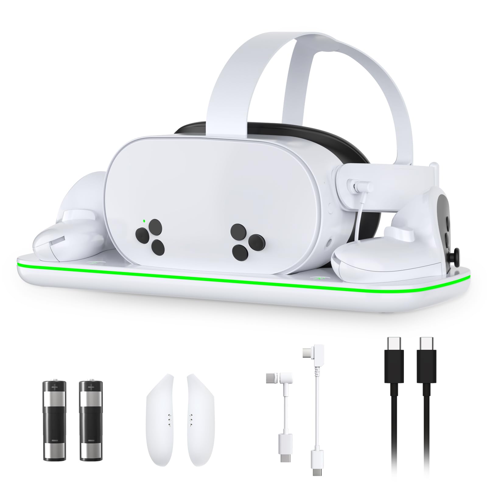 Charging Station for Meta Quest 3 and Oculus Quest 3S, VR Accessories ...