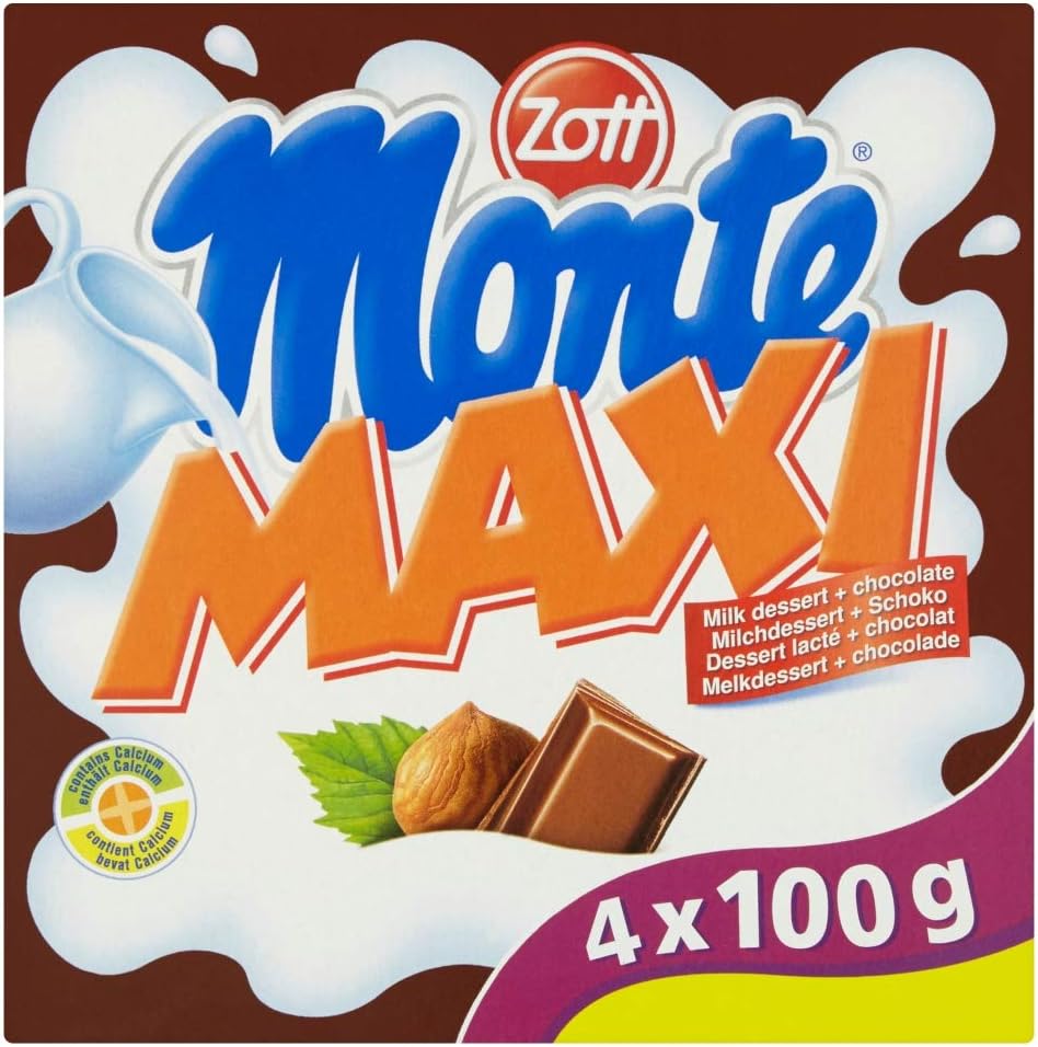 Zott Monte Maxi Milk Dessert Plus Chocolate, 400 g: Amazon.co.uk: Grocery