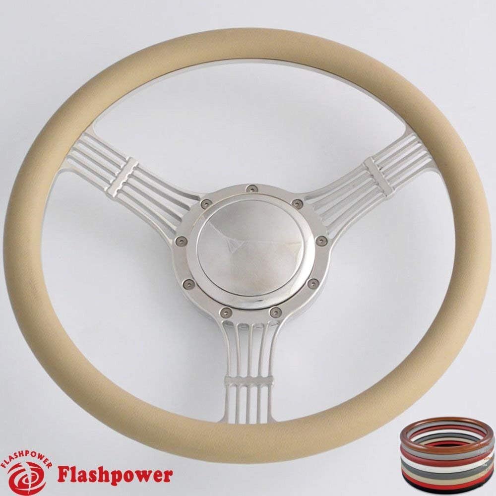 Amazon.com: Flashpower 15.5'' 5-String Billet Banjo Full Wrap Steering ...