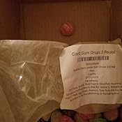 Amazon.com : Assorted Giant Jumbo Gum Drops 1LB Bag : Hard Candy ...