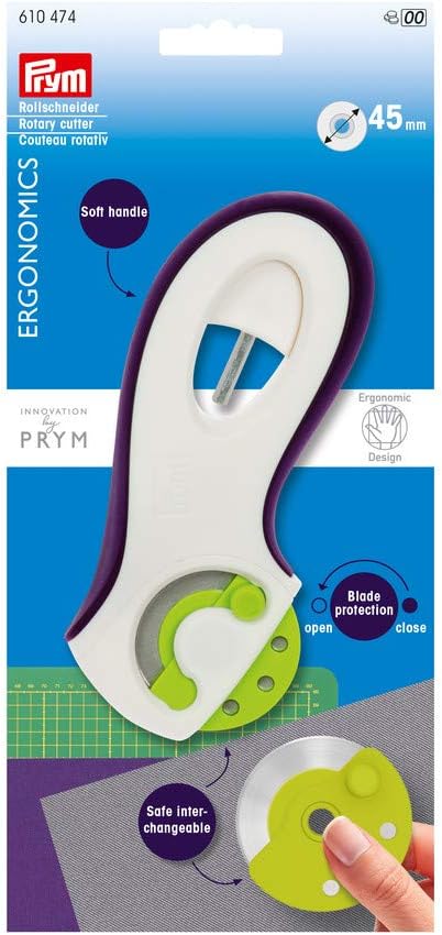 Prym Rotary Cutter Ergonomics 45 mm x 1, Multi, One Size – BigaMart