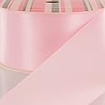 Amazon.com: 3" Light Pink Double Faced Satin Ribbon 3 Yard